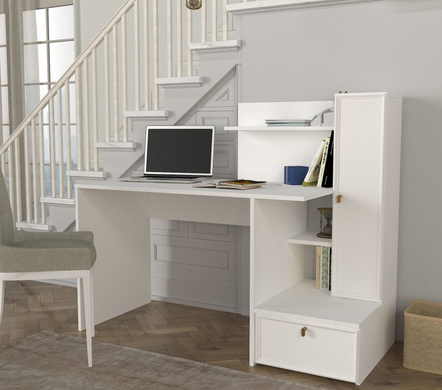 Shellon Desk White | Dekorister - Turkish Furniture Manufacturer - Home ...
